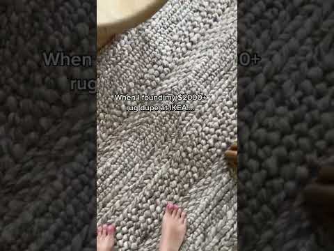 A $3000 Designer Rug vs a $300 IKEA Rug
