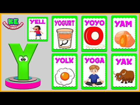 Words That Start with Y | Words That Start with Letter Y for Toddlers | Kids Learning Videos