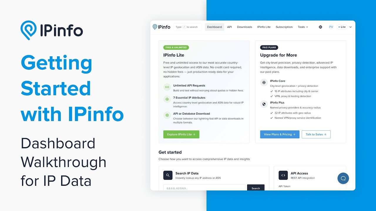 Getting Started with IPinfo: Dashboard Walkthrough for IP Data