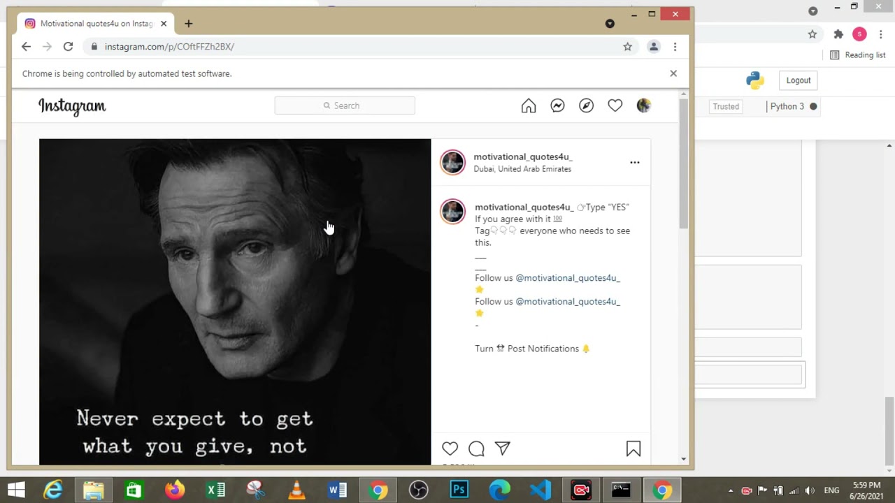 Successfully Automated Instagram Using Python and Selenium || Code Hub