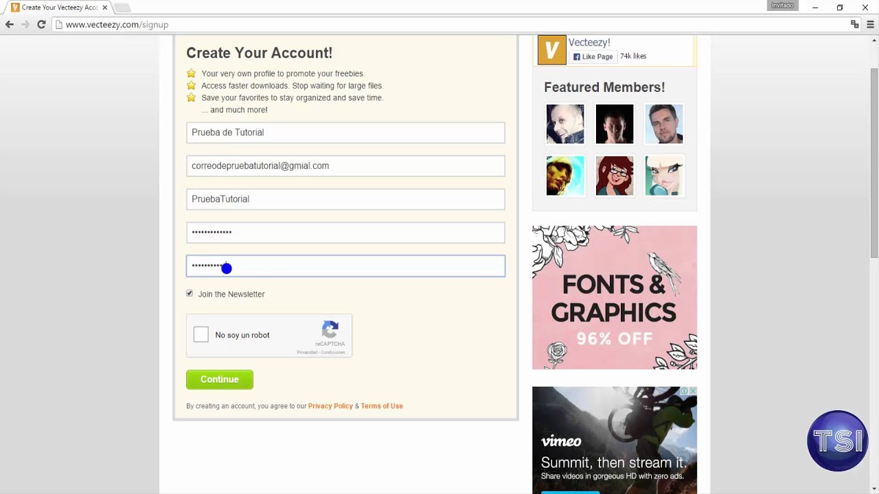 Vecteezy 2016 Cómo crear un perfil en Vecteezy (recursos y diseños gratuitos)