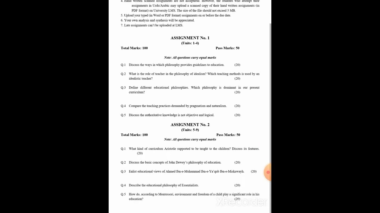 8609 assignment questions spring 2022