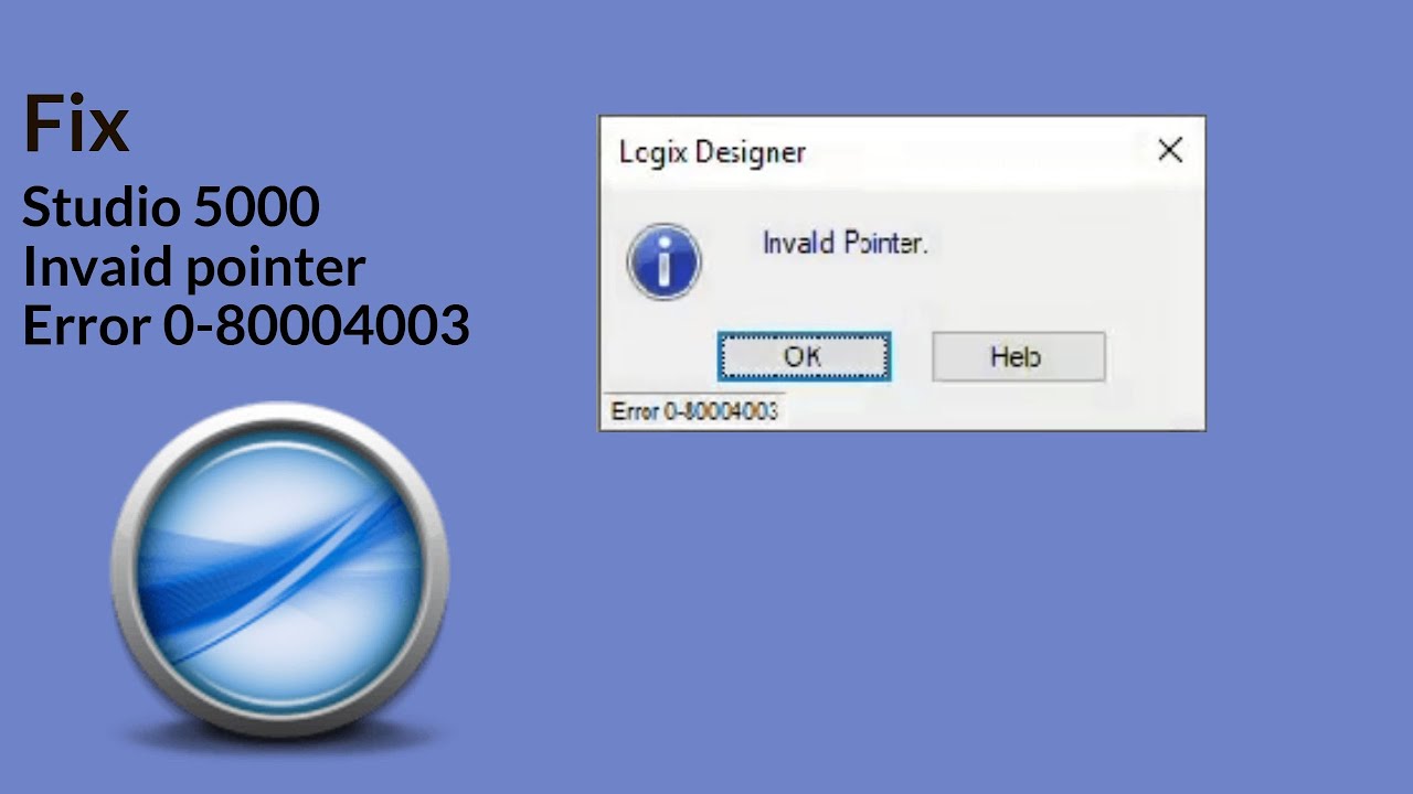 Fix - Studio 5000 invalid pointer error