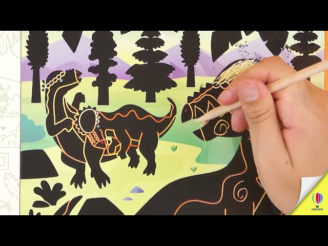 Usborne Scratch Activities Dinosaurs | Usborne | Be Curious