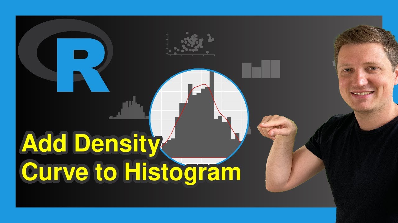 Overlay Histogram with Fitted Density Curve in Base R & ggplot2 Package (2 Examples) | Kernel & hist