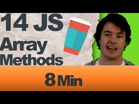 14 Must Know JS Array Methods (In 8 minutes)
