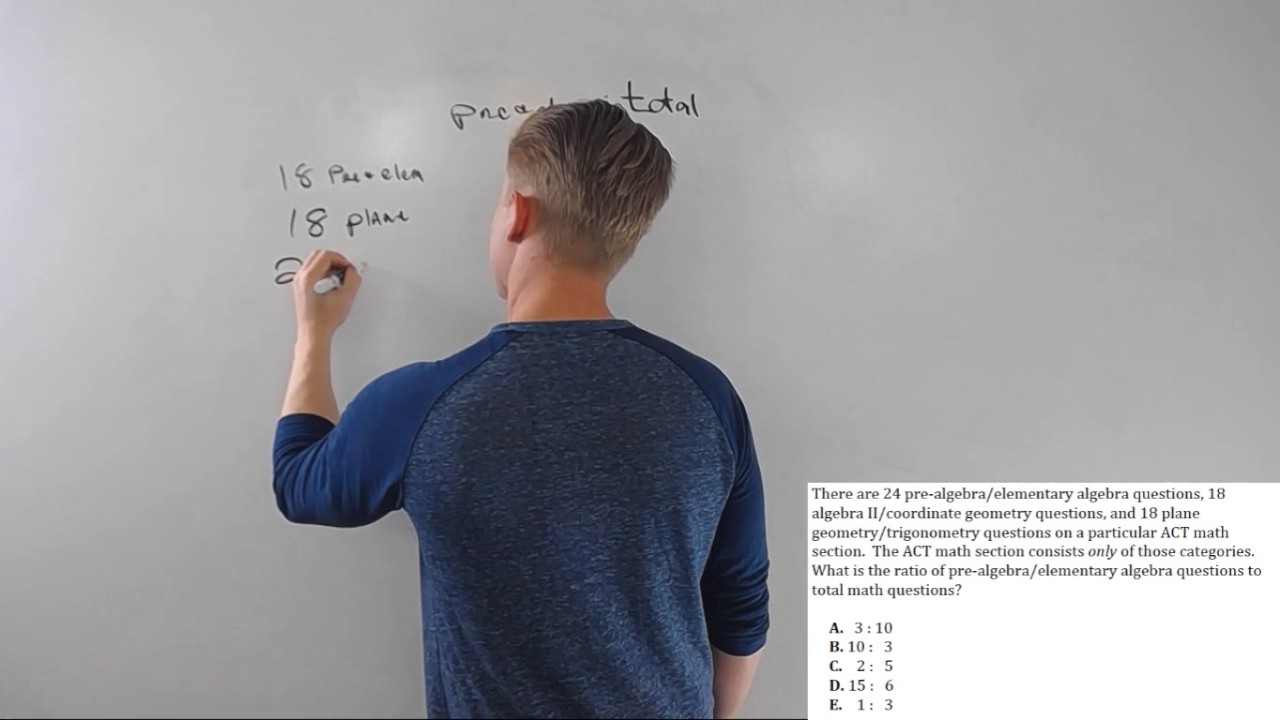 ACT Math: How to Work with Ratios
