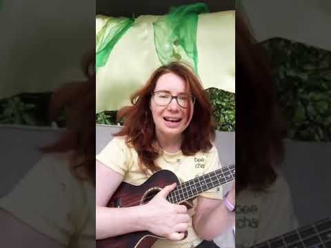 Incy wincy spider nursery rhyme with ukulele #shorts