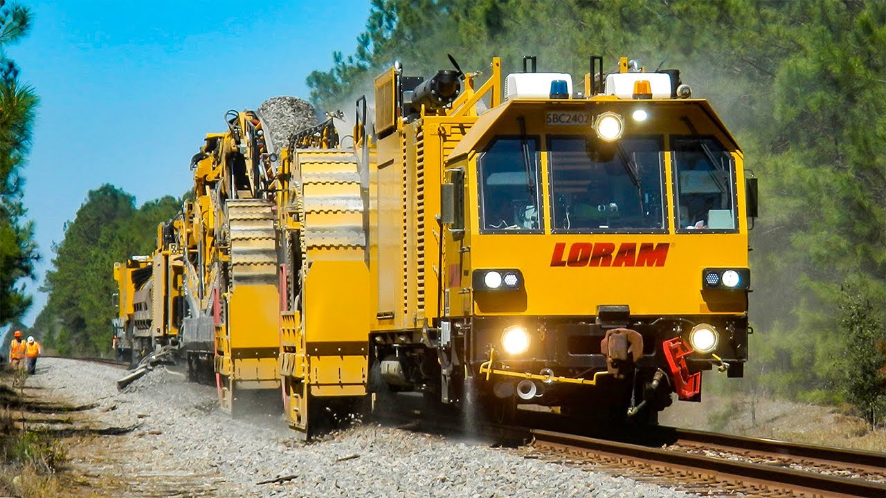 Top 5 Best Railway Track Construction Machines | Heavy Equipment