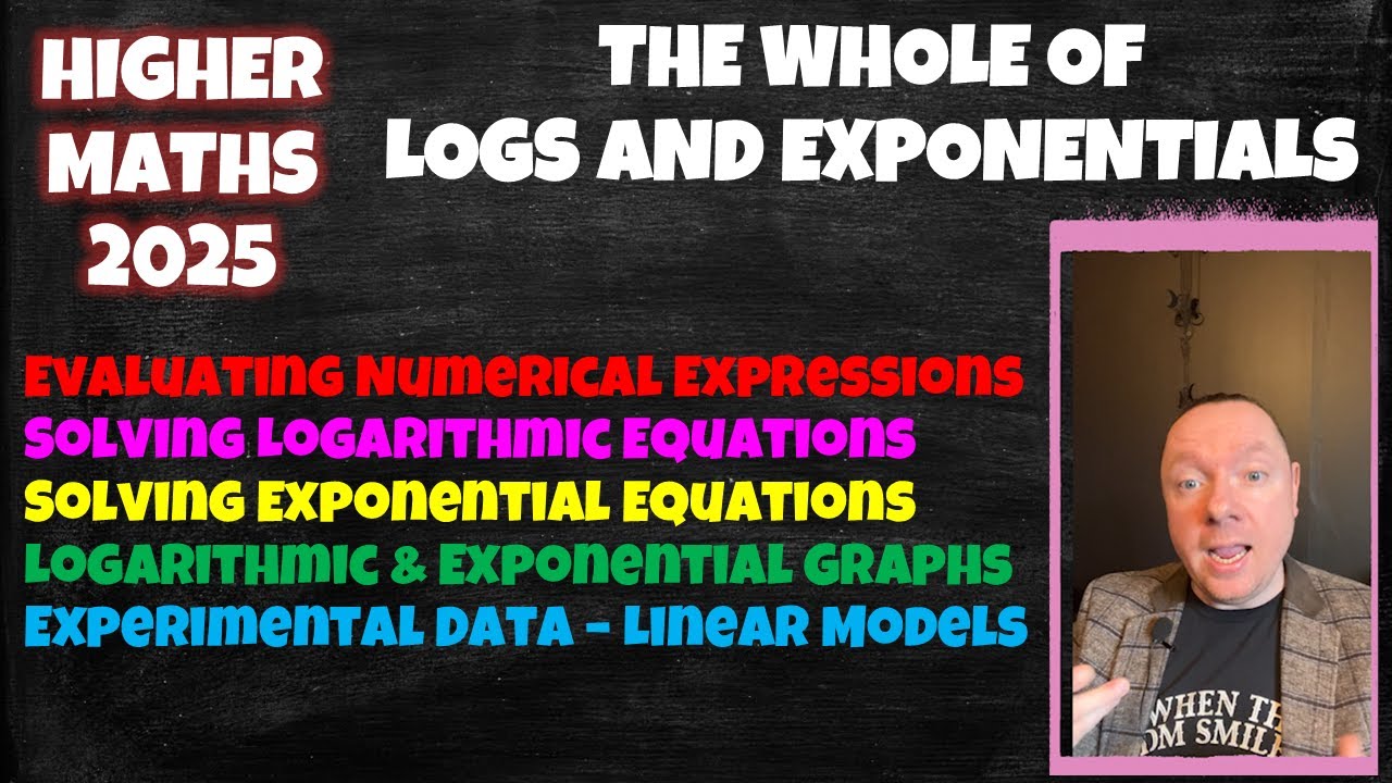 The Whole Of Exponentials And Logarithms | Higher Maths