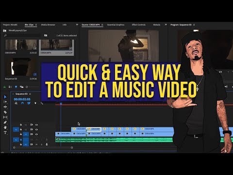 Quick & Easy Way To Edit a Music Video (For Beginners) (Adobe Premiere Pro)