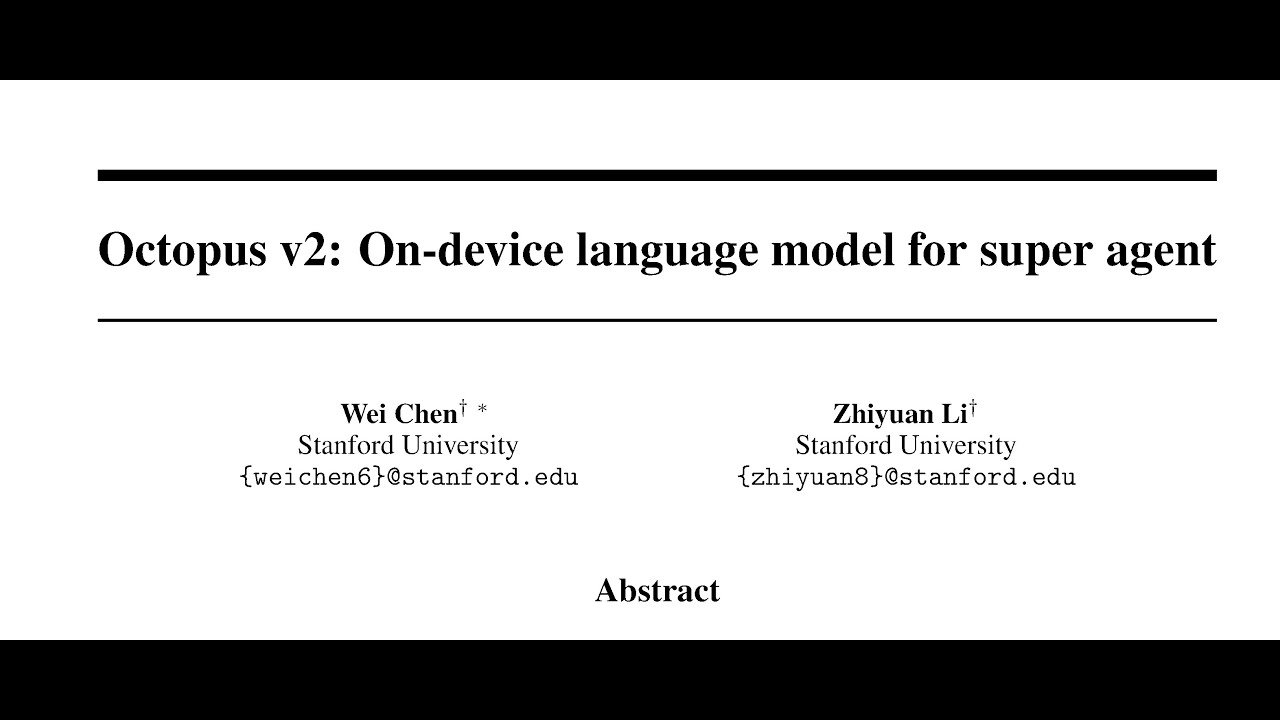 Octopus v2: On-device language model for super agent