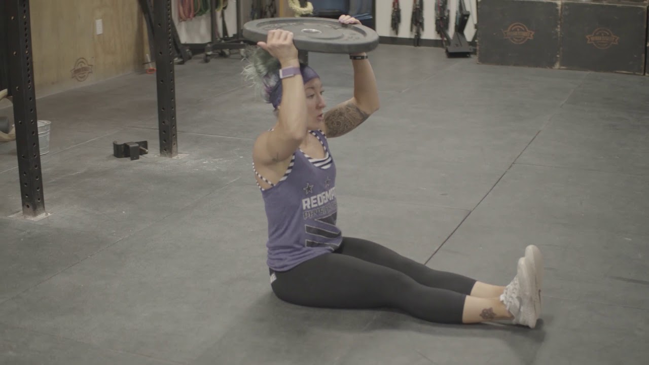 L Sit Overhead Plate Hold