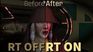 KOTOR 2 Sion vs Keria with Ray Tracing Darth and SSR at Star Wars ...
