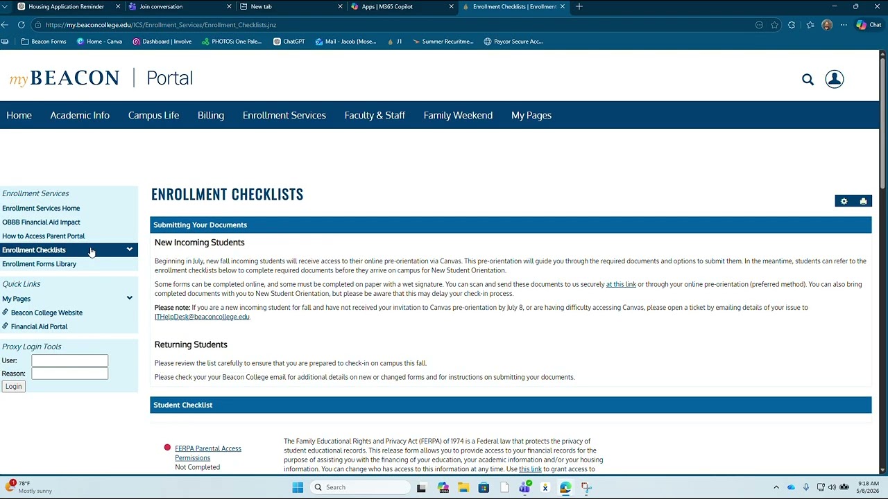 Housing Contract Walkthrough