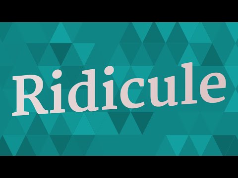 RIDICULE pronunciation • How to pronounce RIDICULE