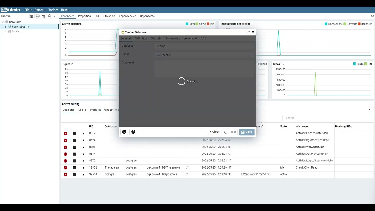 How to create a User and grant privileges in PgAdmin 4 v6.8