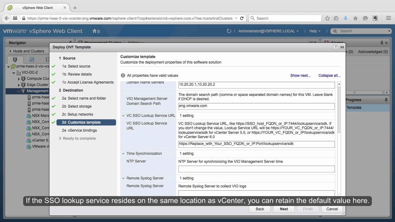 VMware Integrated OpenStack - vApp Deployment