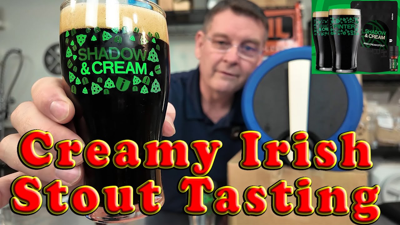 The Pinter Creamy Irish Stout Tasting Review - Shadow and Cream Bundle Milk Stout