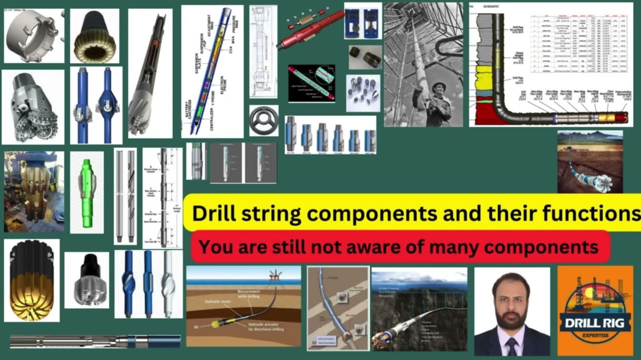 DRILL STRING COMPONENTS AND THEIR FUNCTIONS- PART -1