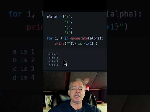 Accessing the INDEX when using FOR loop in Python 🐍 #shorts