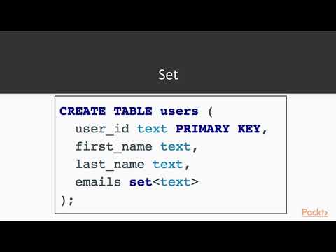 Learn Learning Apache Cassandra Collection Types | packtpub com - Mind Luster