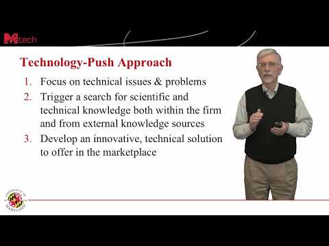 Which innovation strategy techno push vs market pull
