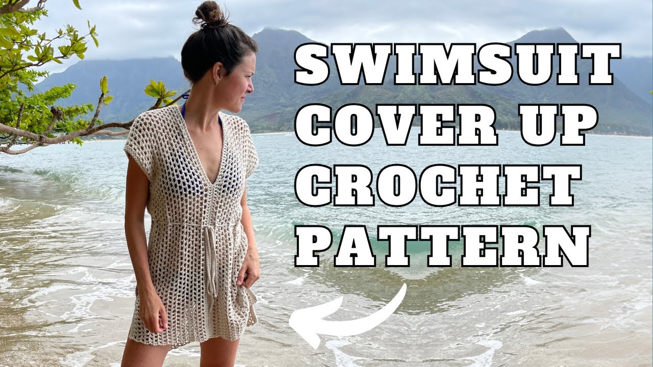 Crochet Beach Cover Up Pattern (Free) + Full Video Tutorial