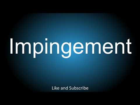 How to correctly pronounce - Impingement.