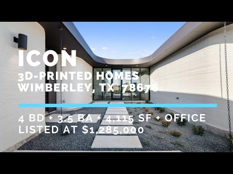 Tour a 3D-Printed House! - ICON Homes in Wimberley Springs, TX | Chris Anderson, Austin Realtor