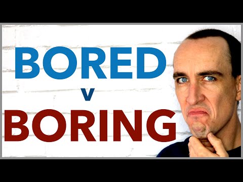 Bored v Boring | Quick English Grammar Lesson