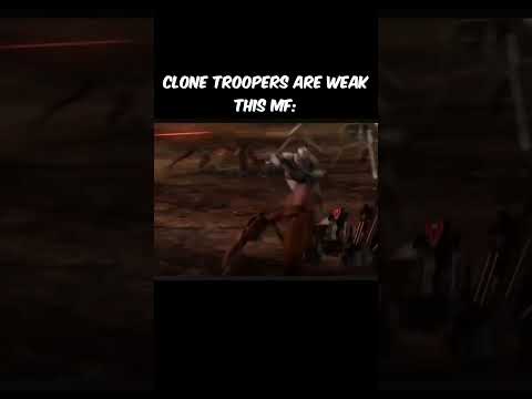 This clone trooper is INSANE!! #starwars #memes #funny #short