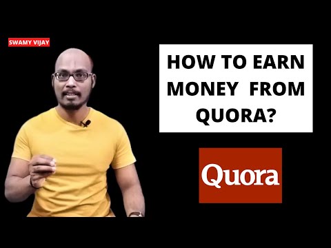 HOW TO EARN MONEY FROM QUORA?AS A GOOD WRITER||SWAMY VIJAY