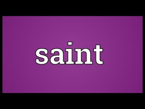 Saint Meaning