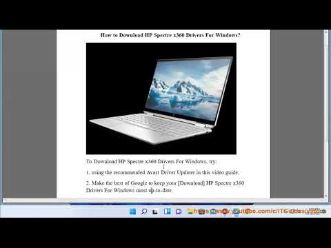 Download HP Spectre x360 Drivers For Windows 10/8