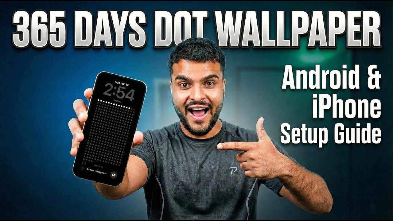 How to Set Life Calendar Dot Wallpaper in Android & iPhone | 365 Days Life Calendar