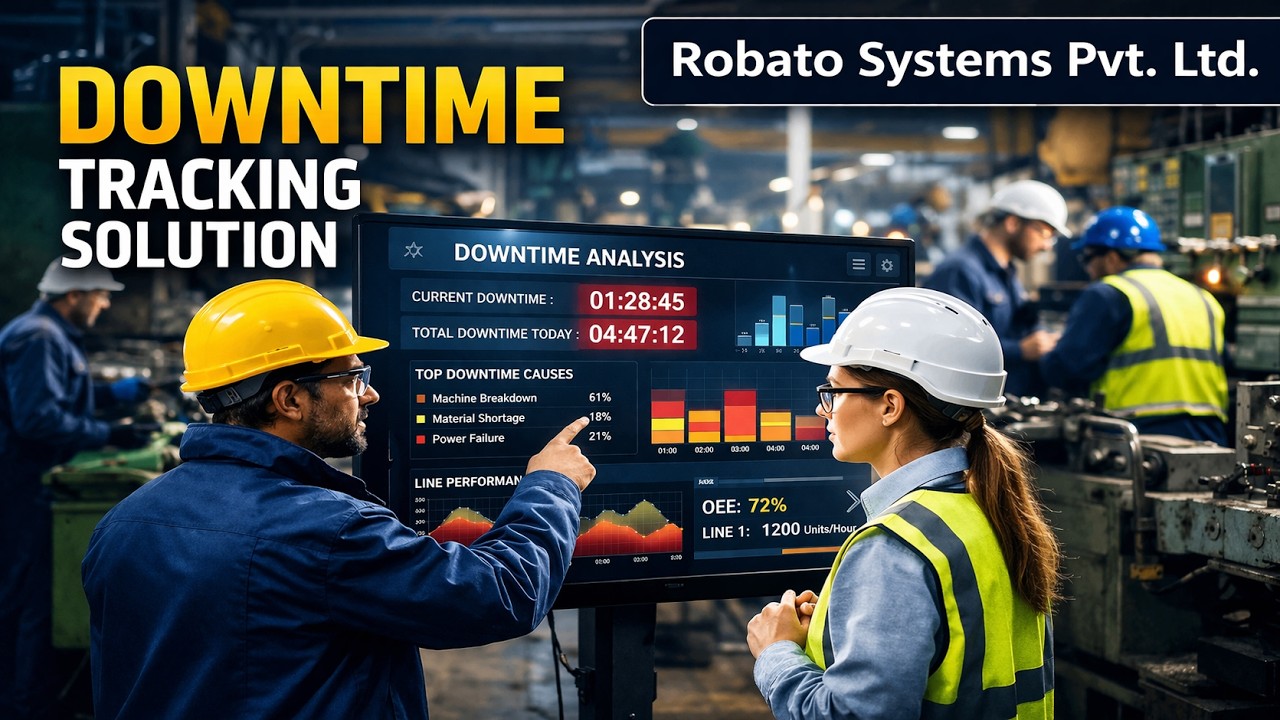 Andon Downtime Monitoring Solution | Real-Time Production Tracking for Manufacturing Industries