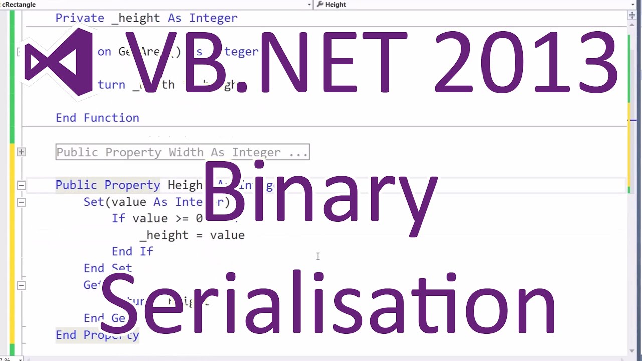 VB.NET 2013 - Binary Serialisation