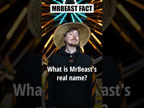 What is MrBeast's real name? #shorts #mrbeast #superstarsfacts #subscribe