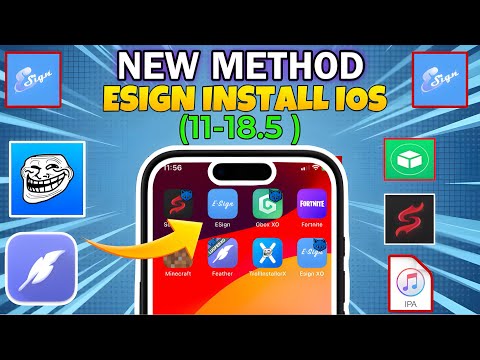 esign download ios 😱 How to install ipa file on iphone 🔥 Install IPA Files on iPhone(NO PC)16 - 18.5