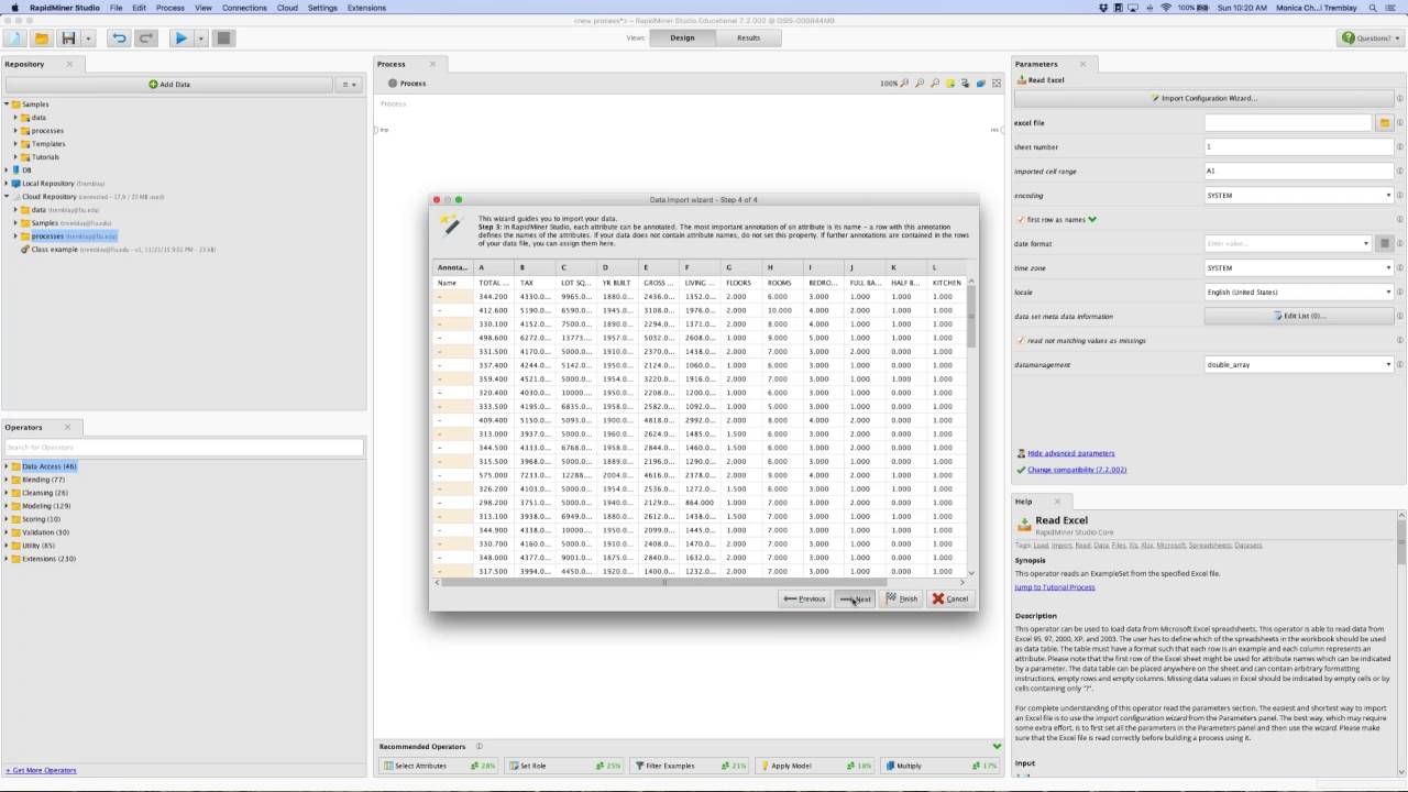 Rapid Miner Tutorial 1