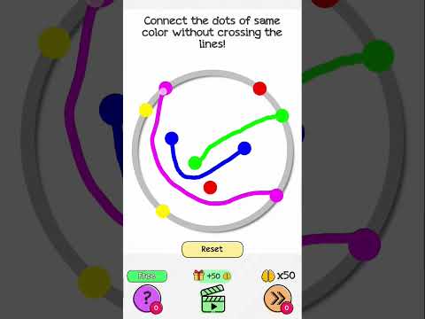 Connect the same color dot 😳 challenge 😱 #games #gameplay #shorts #iqtest #braintest
