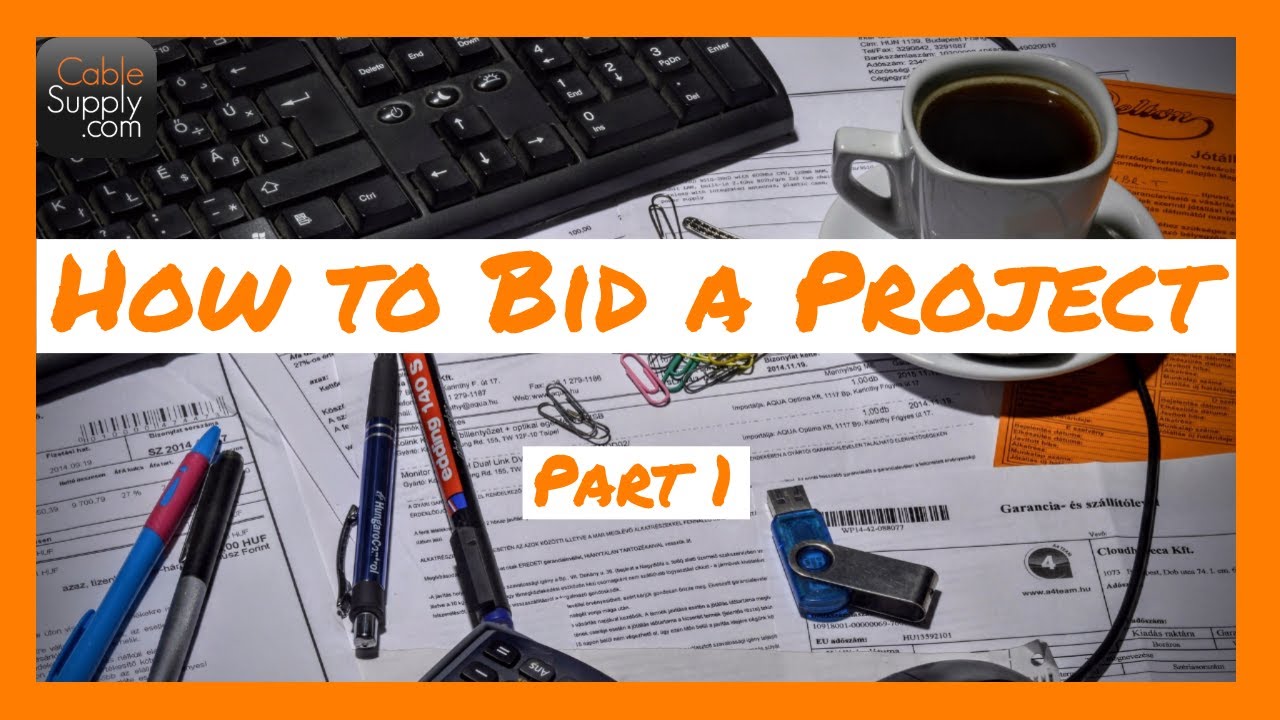 How to Bid a Computer Network Cabling Project and Get Paid.  Part 1