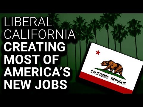75% of New February Jobs Were in LIBERAL California
