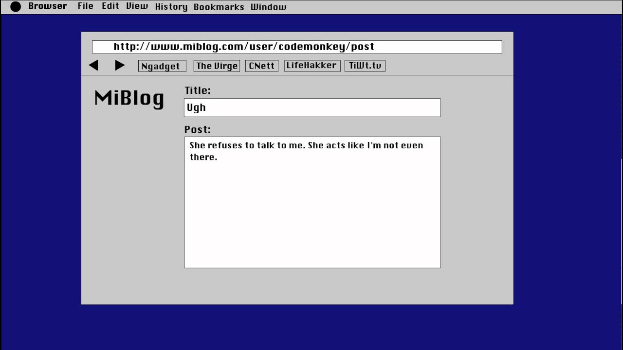Code Monkey animated video