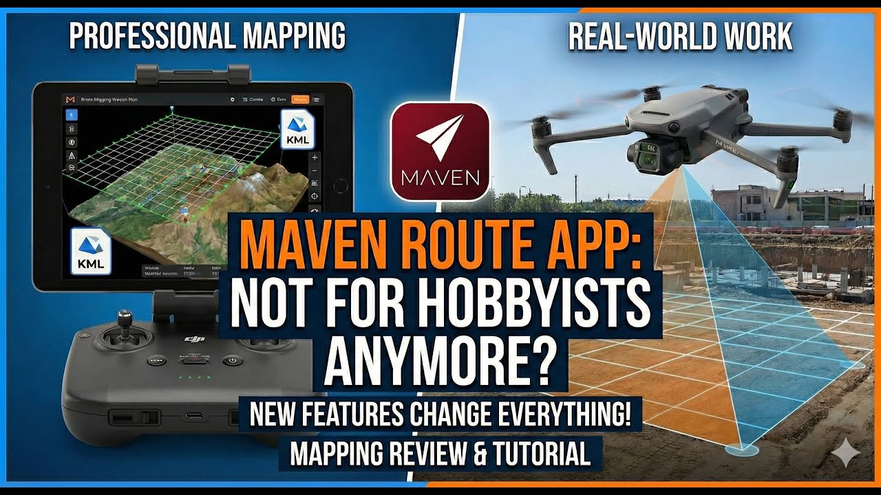 🚁 Maven Route App – Full Review & Mapping Tutorial | New Features That Change Everything