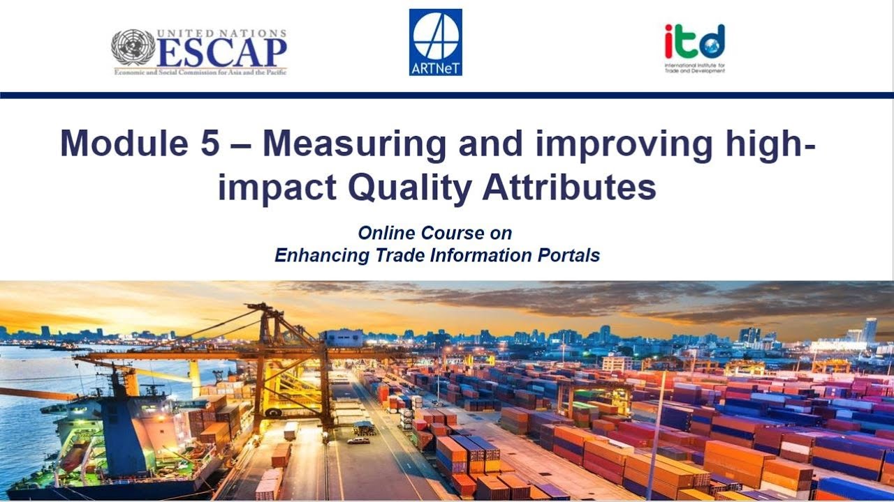 Module 5: Enhancing TIPs: Measuring and improving high-impact Quality Attributes