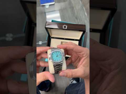 Unboxing the Patek Philippe Nautilus 5711 with the rare Tiffany & Co dial. 🔥