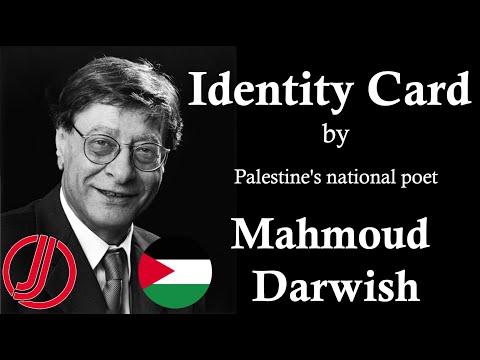 Identity Card by Mahmoud Darwish | Palestinian National Poet | English Translation