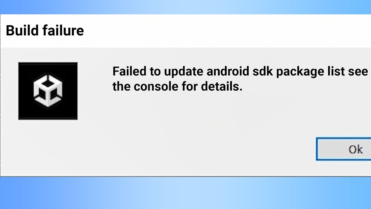 how to install android sdk manually for unity